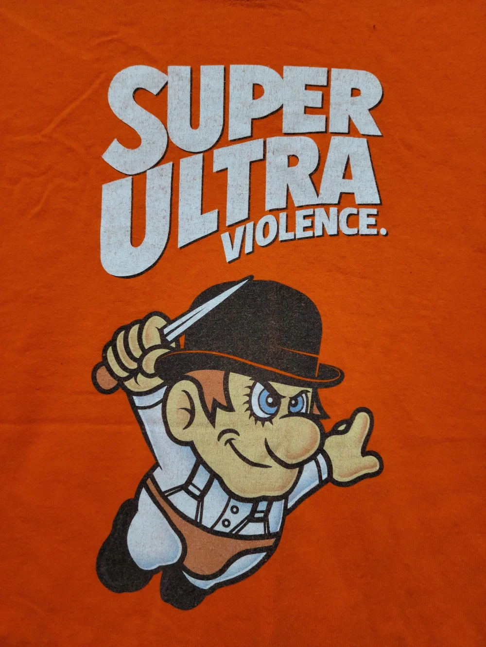 Gildan | Tops | Mario Meets A Clockwork Orange Super Ultra Violence ...